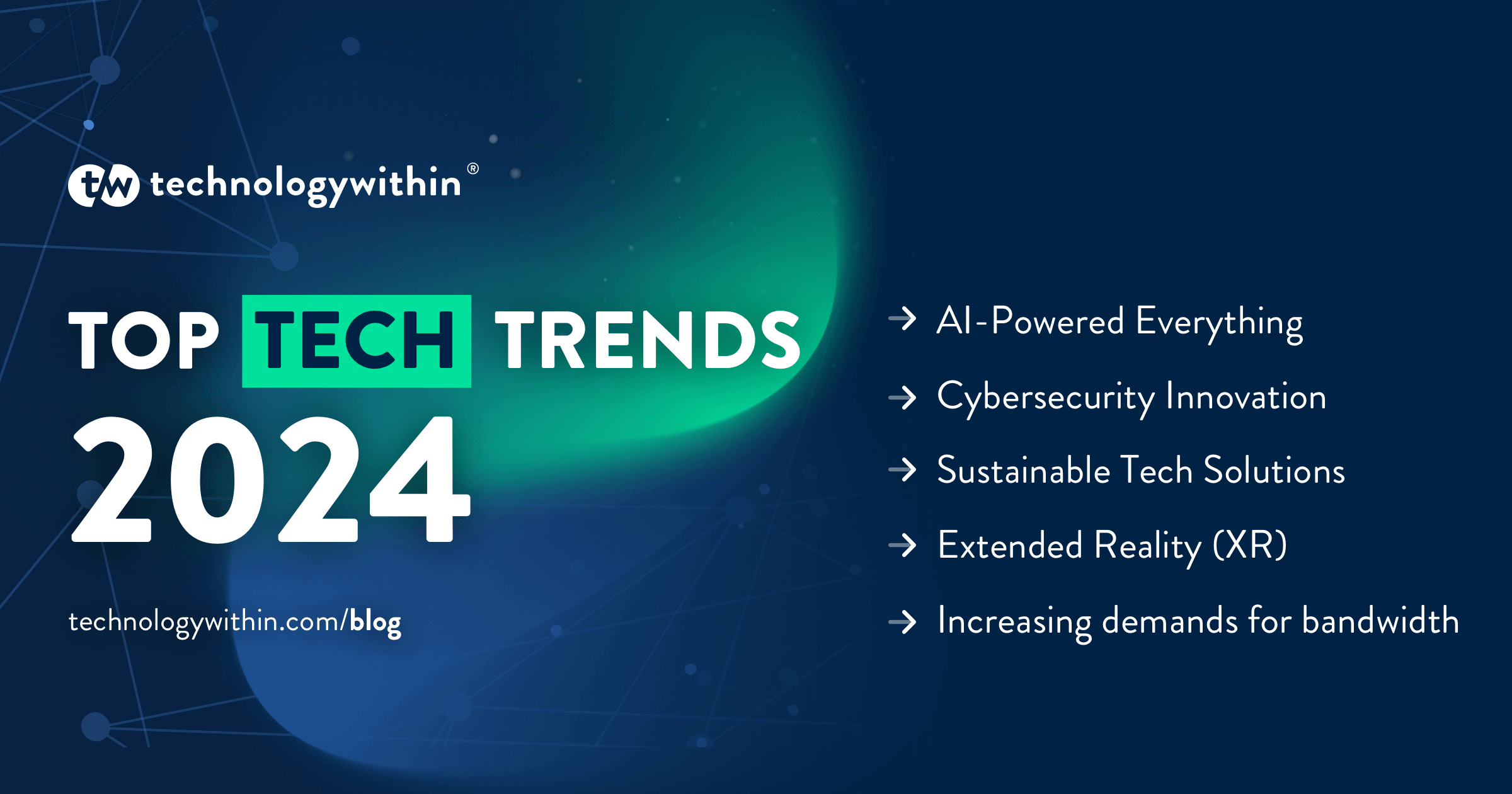 Embracing the Future: Top Technology Trends for 2024 | technologywithin